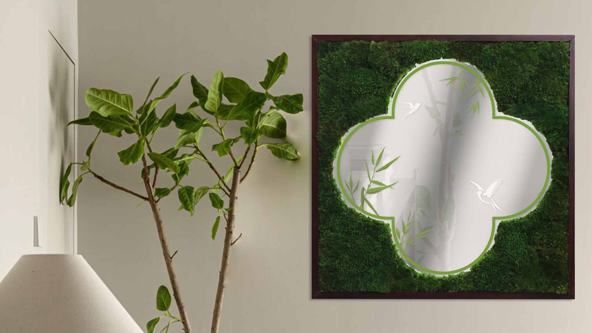 Moss Mirror - Moss Decor | Wildleaf